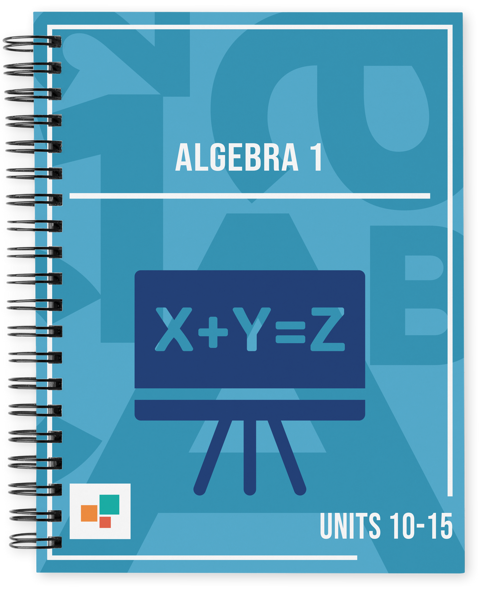 Algebra 1, Units 10-15 – Miaplaza, Inc.